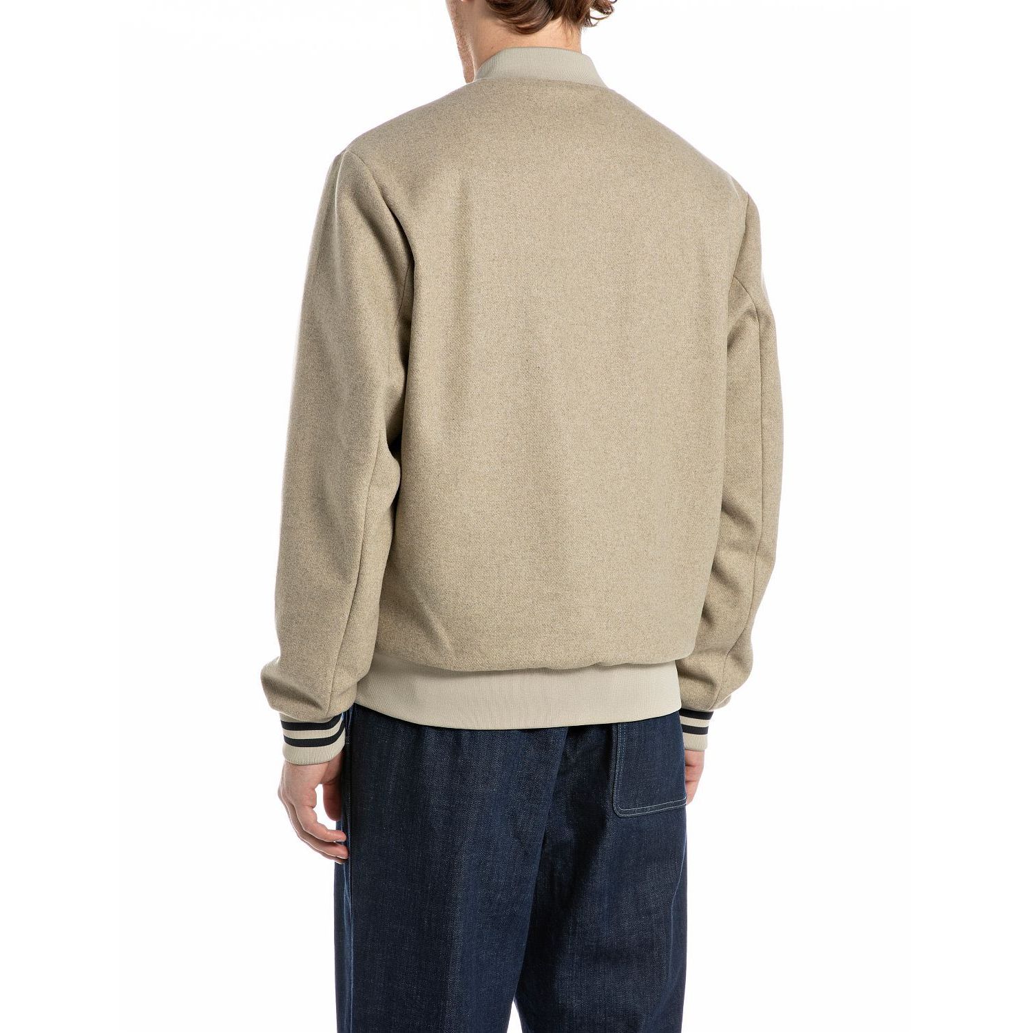 Replay giubbino jacket sand online kopen! | Van Alphen Schoenen