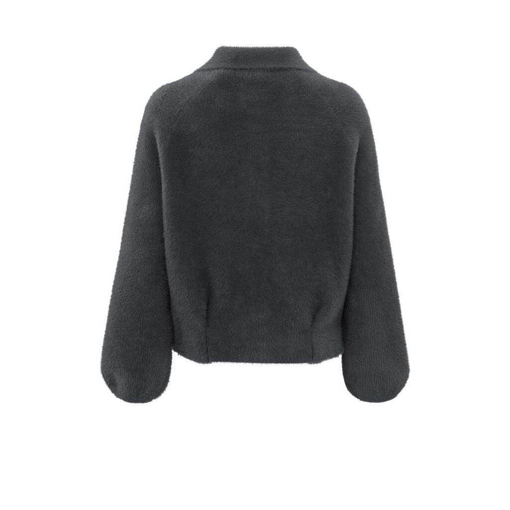 Yaya furry cardigan with buttons phantom online kopen! | Van Alphen ...