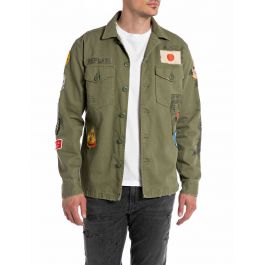 Replay M8825P jacket light military online kopen! | Van Alphen Schoenen