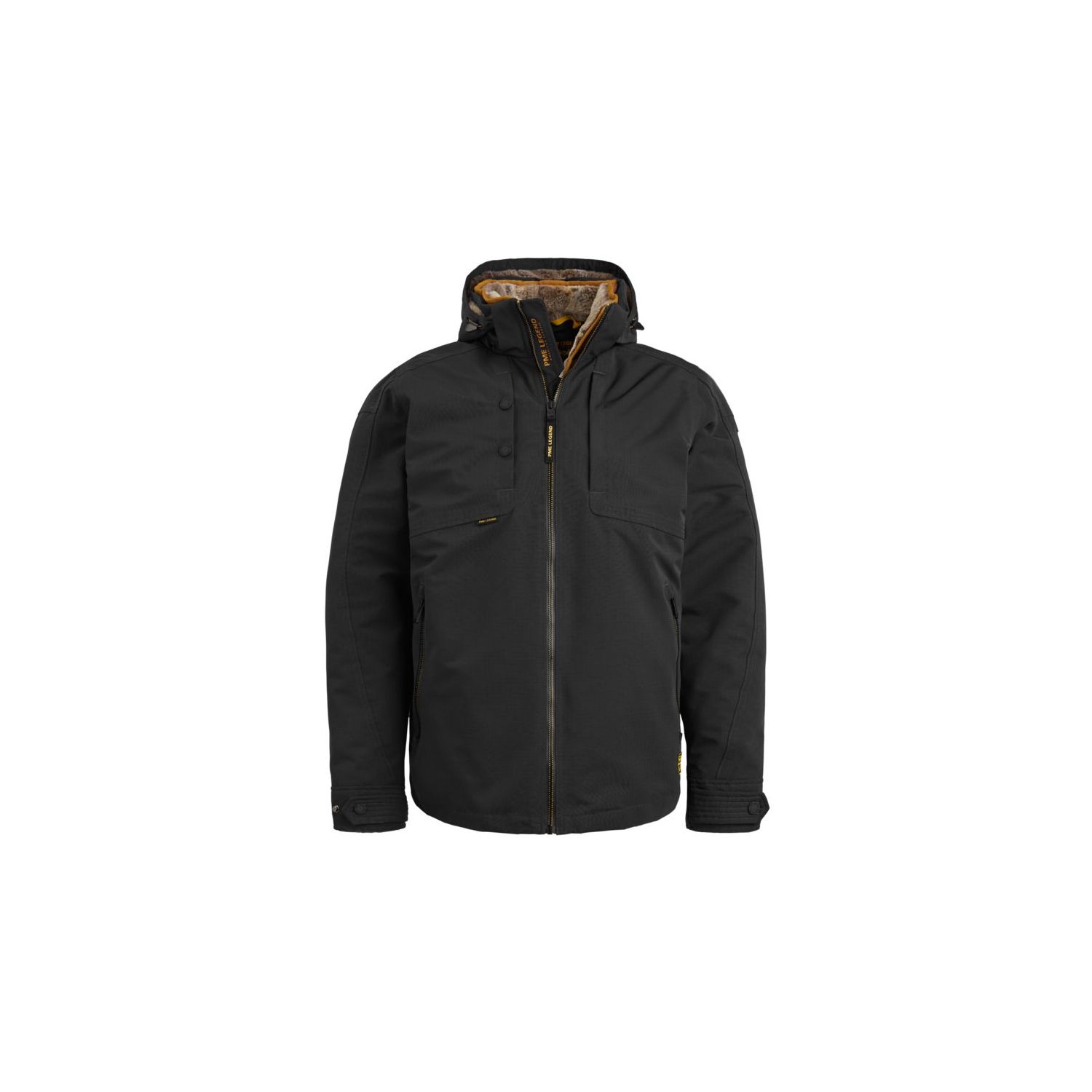 Pme Legend semi long jacket snowpack icon black online kopen! | Van ...