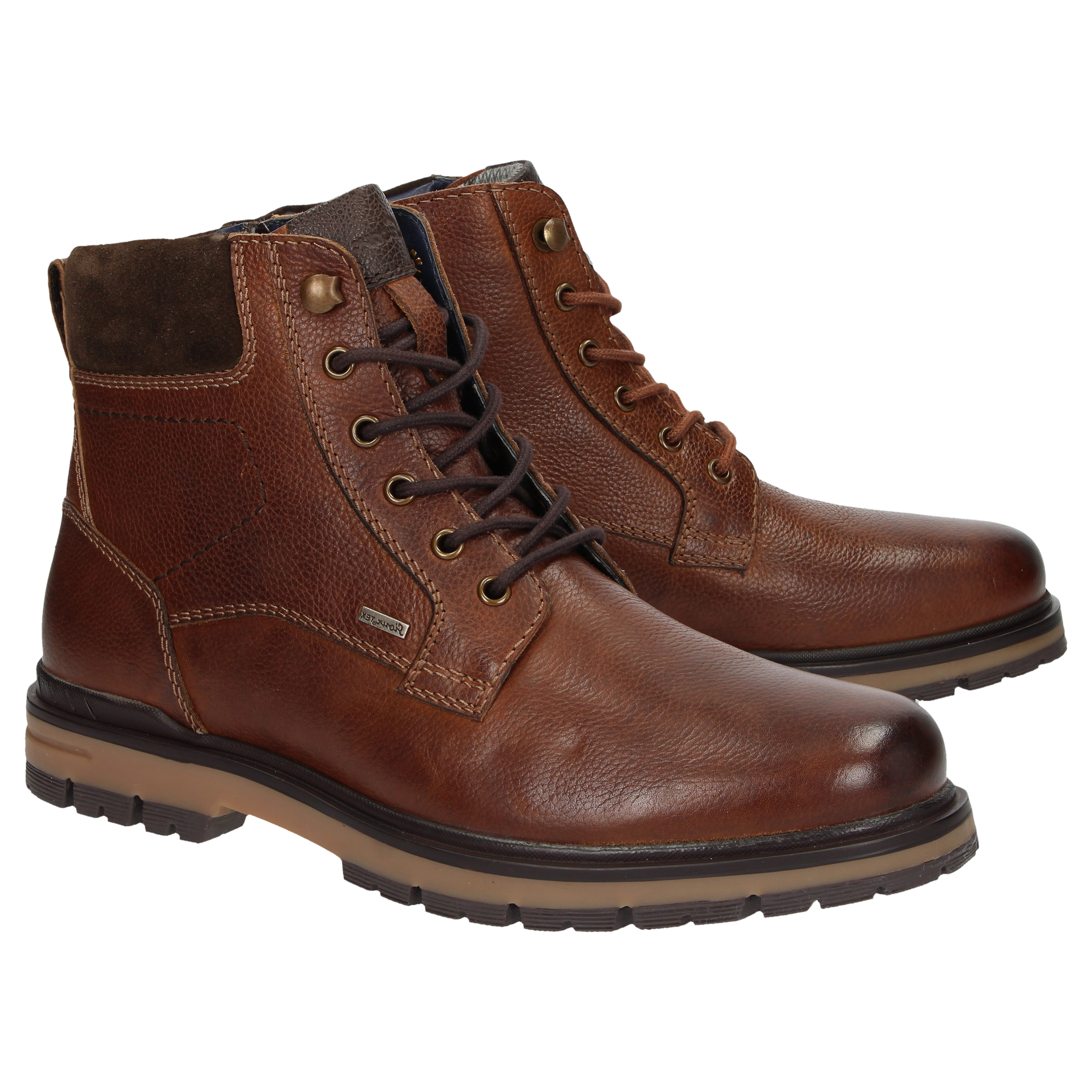 Sioux Jadranko-700-Tex Velour Cognac online kopen! | Van Alphen Schoenen